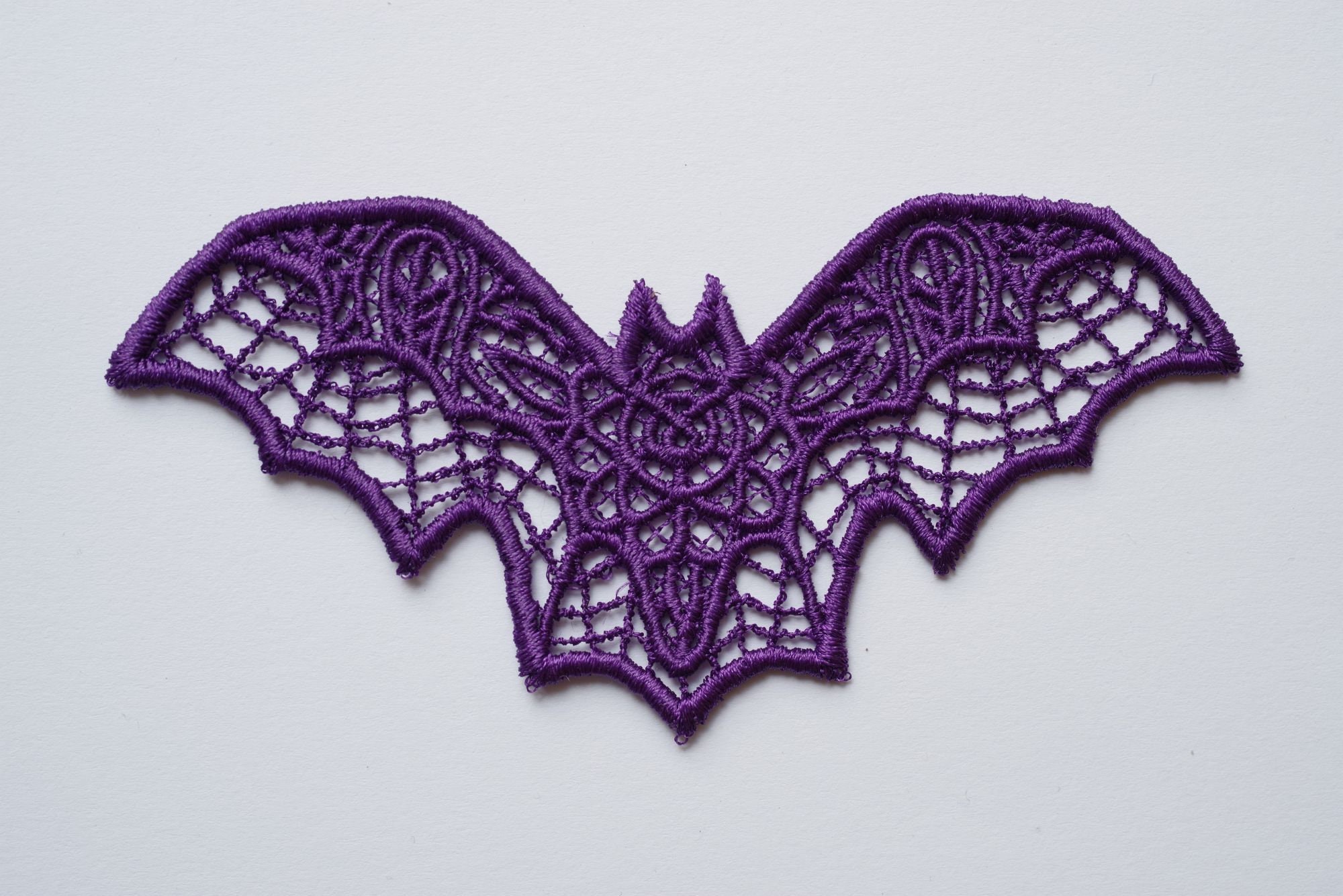 Gothic Home Decor, Lace Bats, Bat Lace Charms, Flying Bat, Hallowen ...