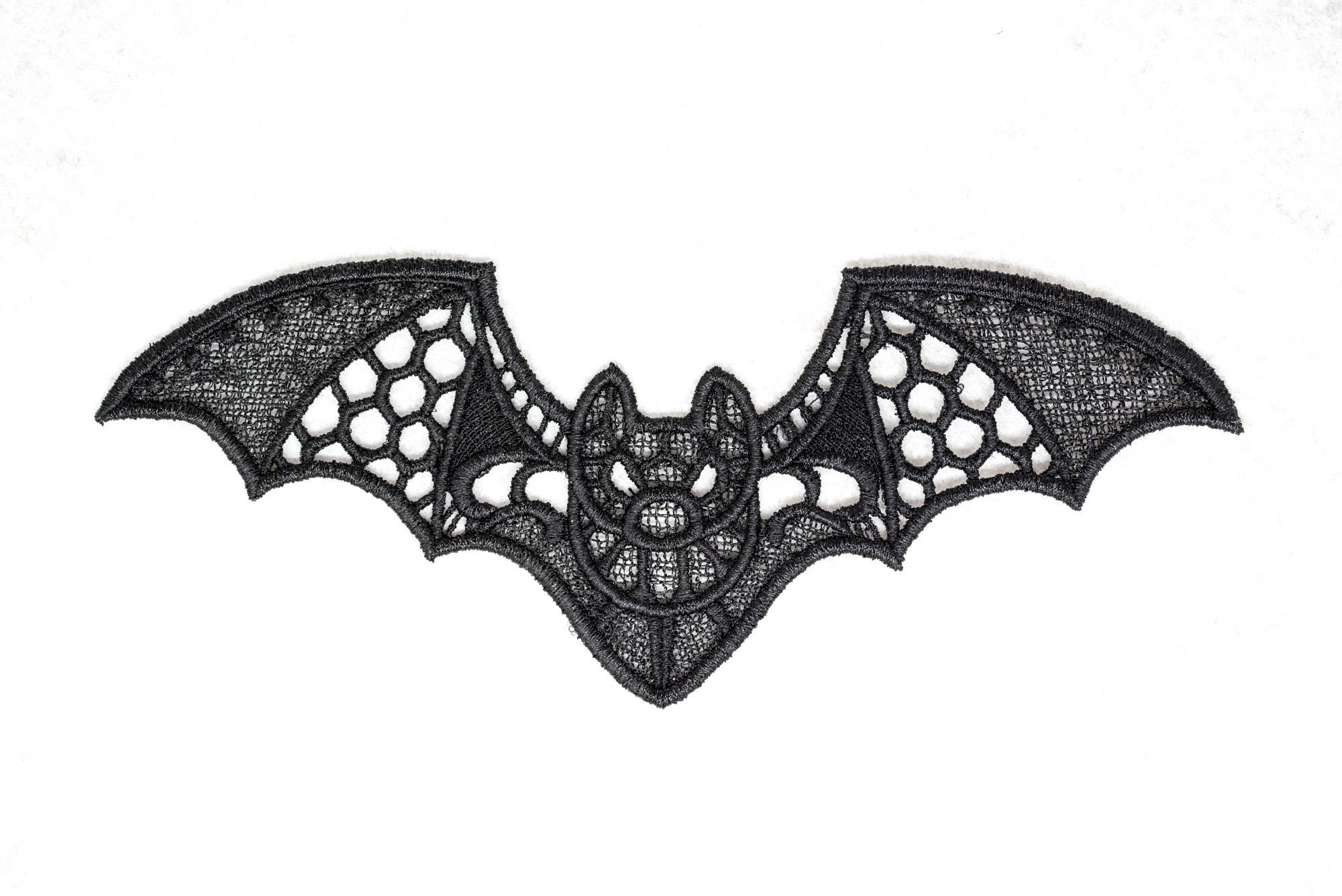 Gothic Home Decor, Black Bat, Bat Lace Charms, Flying Bat, Halloween ...