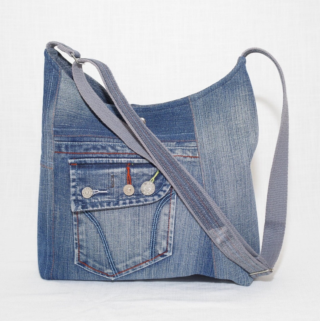 Recycled Jeans,jeans Bag, Shoulder Bag, Vintage Bag, Recycled Bag ...