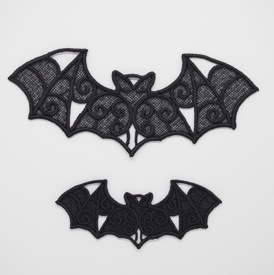 Gothic Lace Bat, Bat Lace Charms, Flying Bat, Home Decoration - Etsy