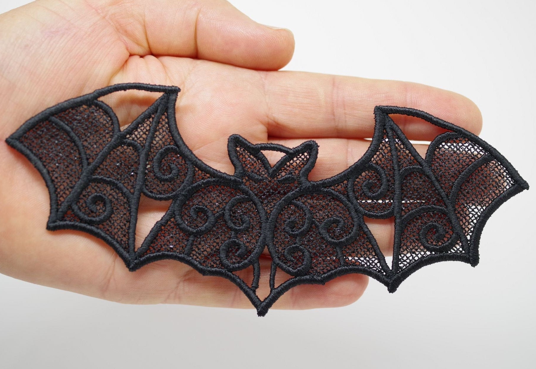 Gothic Lace Bat, Bat Lace Charms, Flying Bat, Home Decoration - Etsy