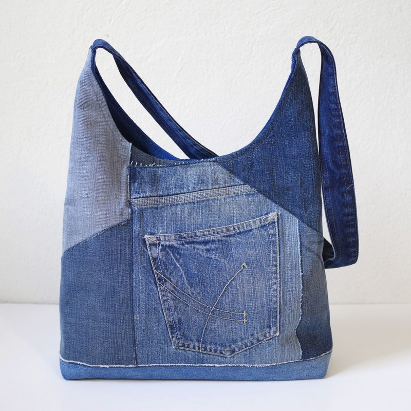 Denim Handbag - Etsy