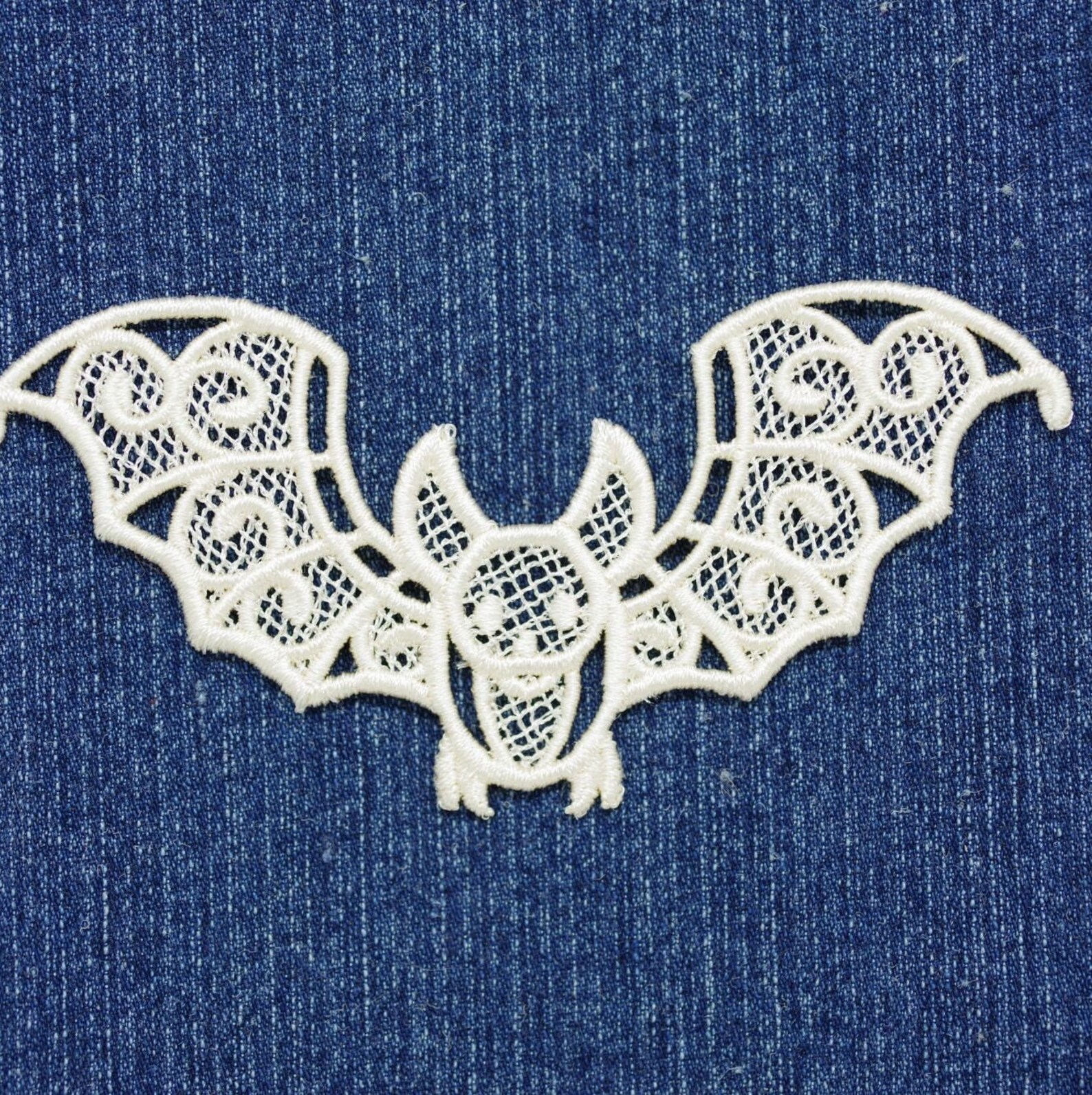 Gothic Home Decor Lace Bats Bat Lace Charms Flying Bat - Etsy