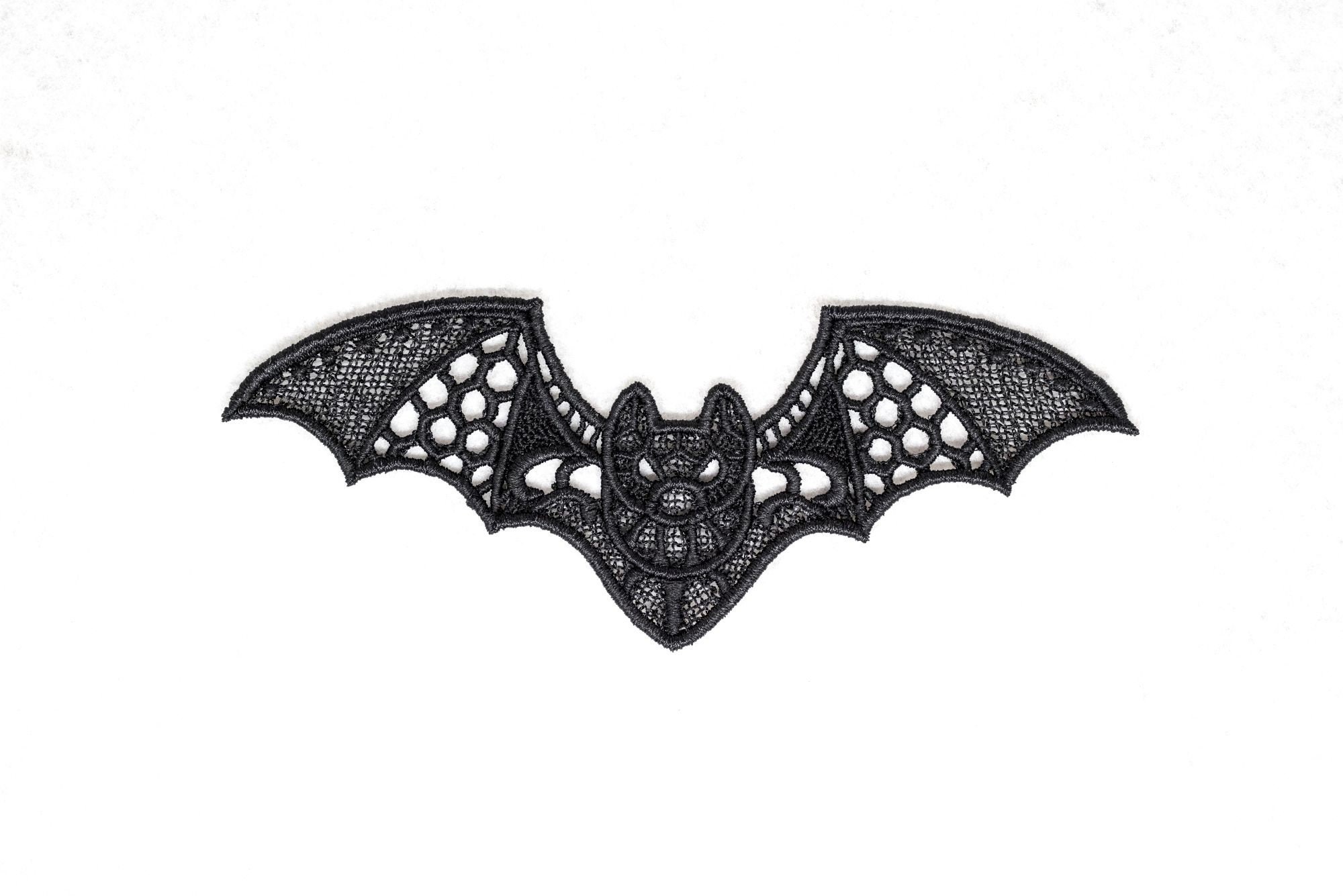 Gothic Home Decor, Black Bat, Bat Lace Charms, Flying Bat, Halloween ...