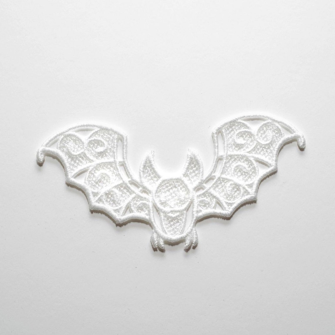 Gothic Home Decor Lace Bats Bat Lace Charms Flying Bat - Etsy