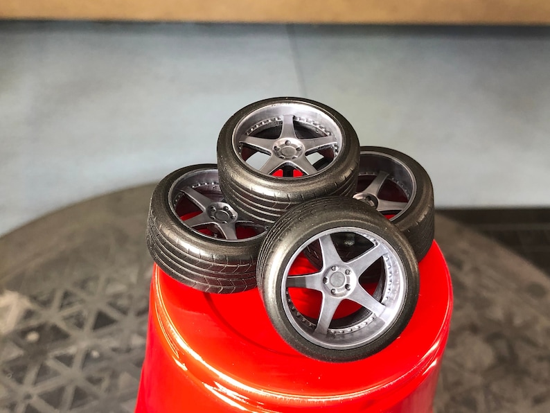 3D Printed 1/24 Veilside Wheel for Model Car - Etsy