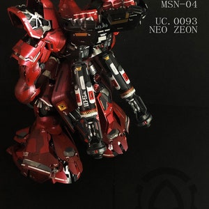 Custom Gundam Parts, 3D Stl File, Fuel Rod, Sazabi Backpack, Action ...