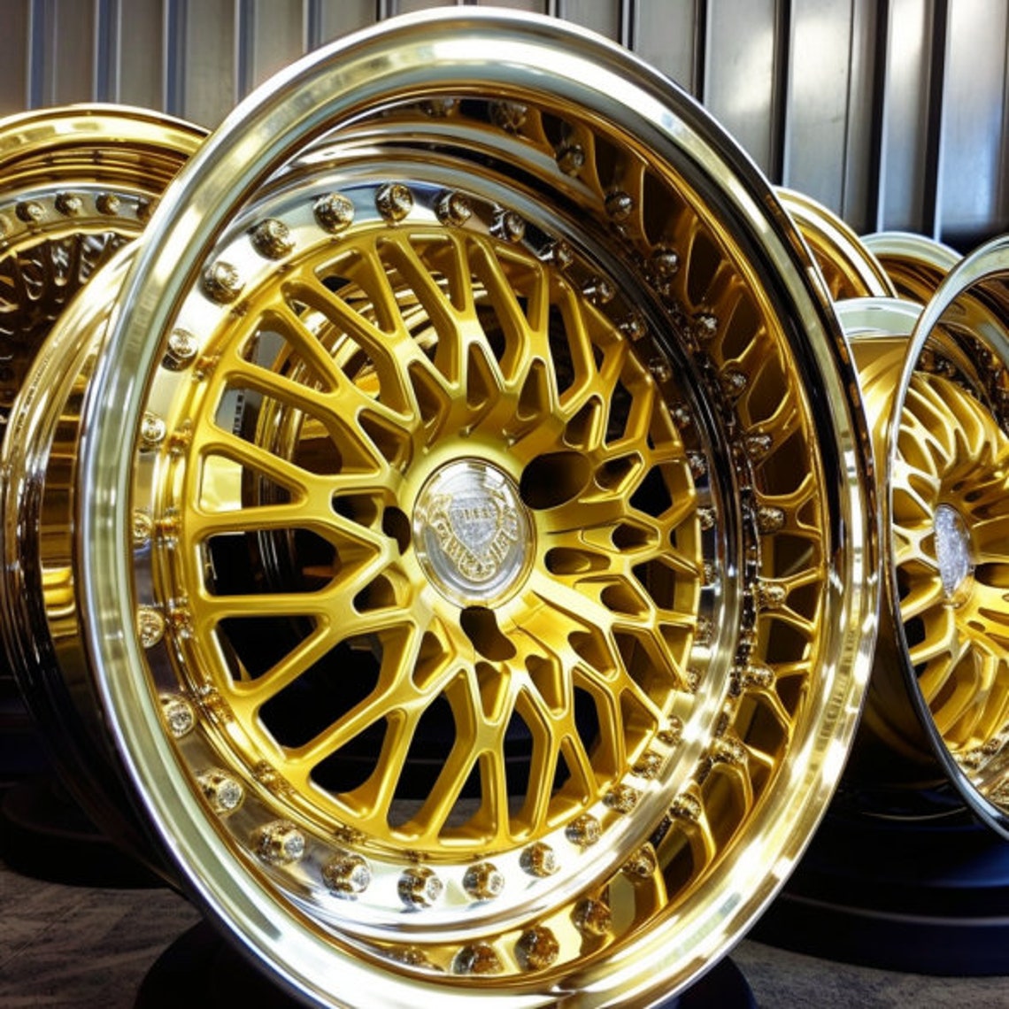 AI Designed Customer Wheels, 1/24 Wheel for Model Car, 3D Print - Etsy