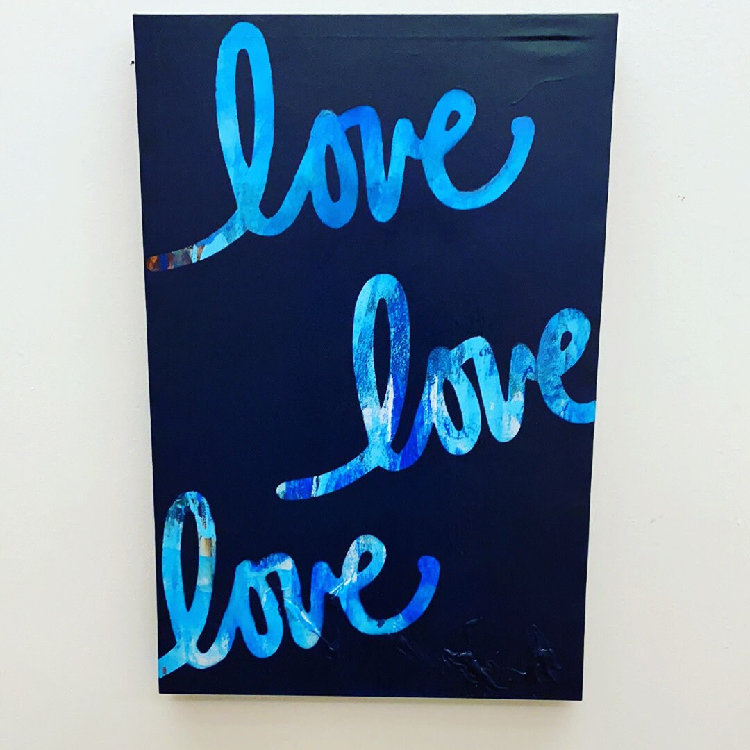 Blue Love - Etsy