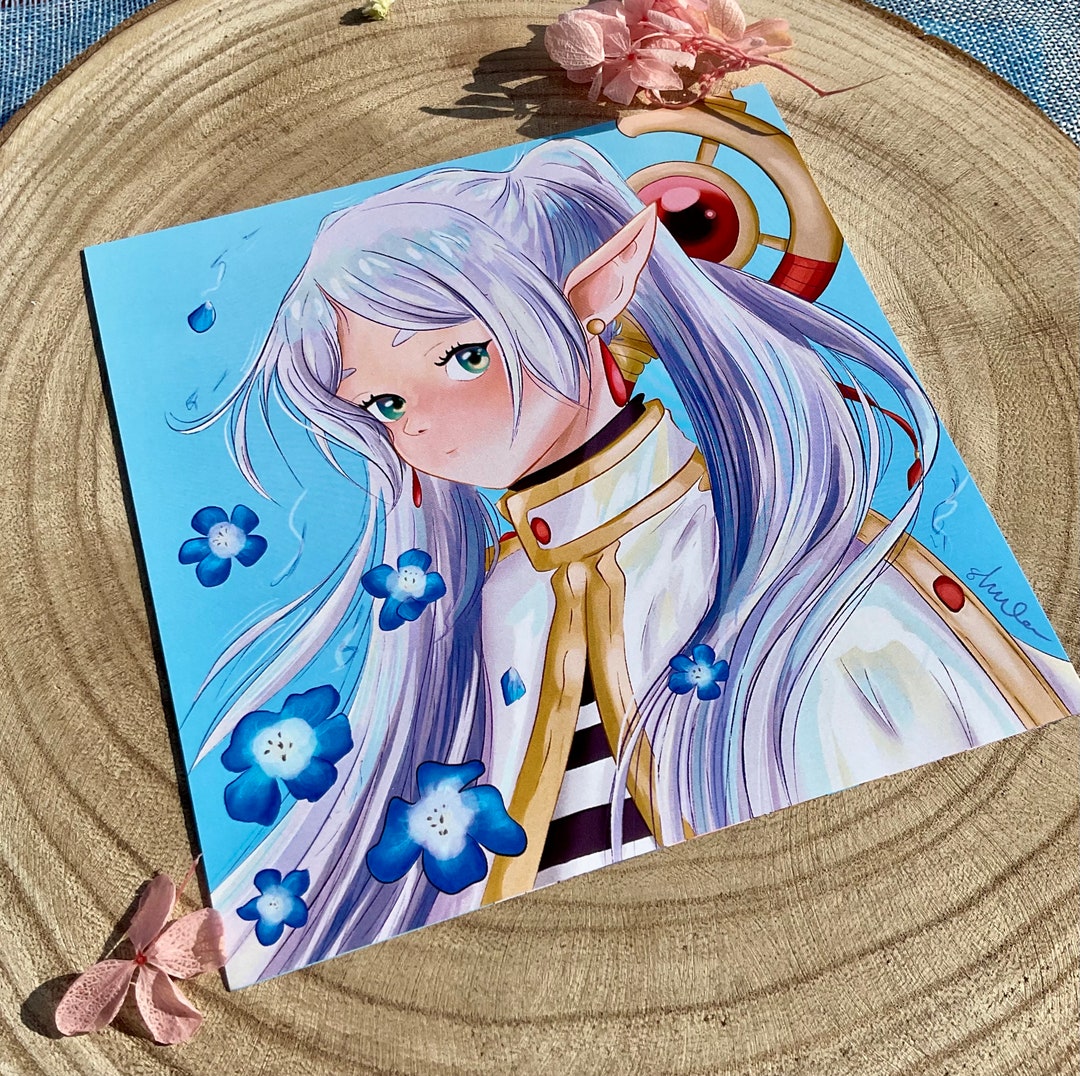 Frieren Cute Print - Etsy