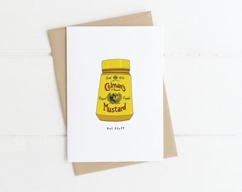 Mustard Card | Etsy
