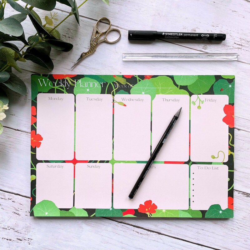 Botanical Planner - Etsy