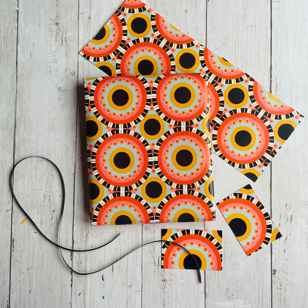 Pattern Wrapping Paper - Luxury Gift Wrap - Colourful Wrapping Paper - Etsy
