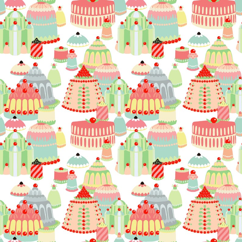 Cake Wrapping Paper: Vintage Birthday Wrap - Etsy UK