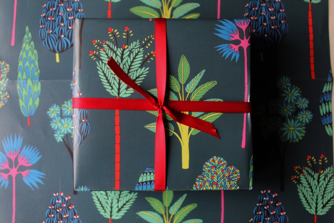 Tropical Wrapping Paper - Botanical Gift Wrap- Luxury Gift Wrap ...