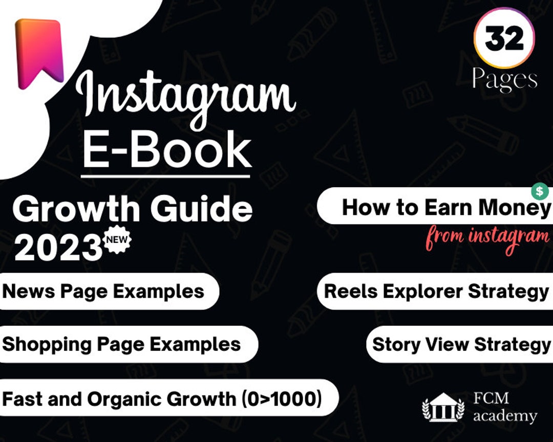 Instagram E-book, Instagram Growth Guide, Instagram Algorithm Book ...