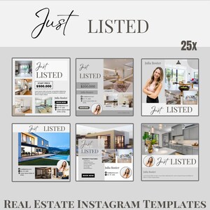 25 Just Listed Template | Just Listed Real Estate Post | Just Listed ...