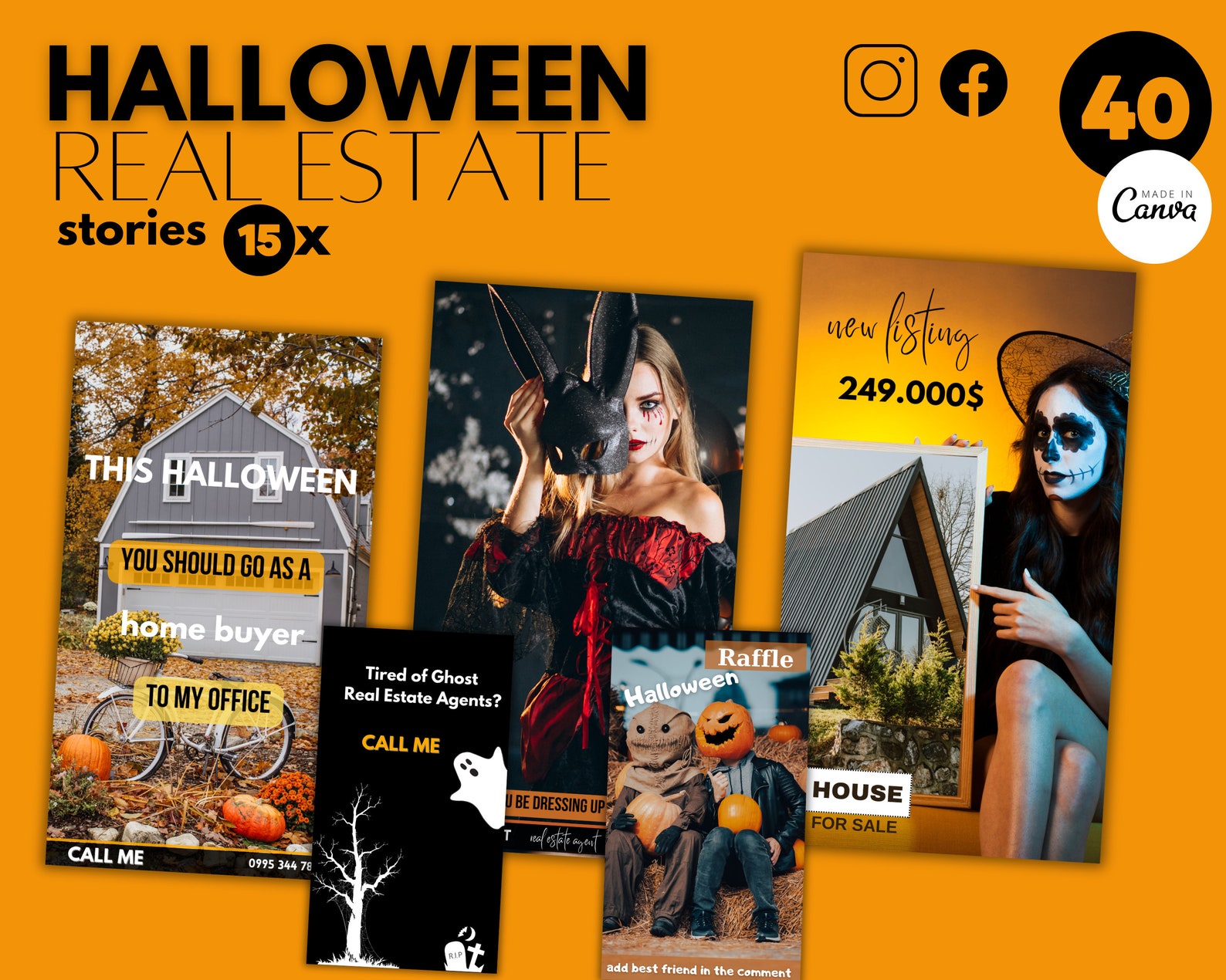 Halloween Real Estate Marketing Thanksgiving Day Real Estate Post Real ...