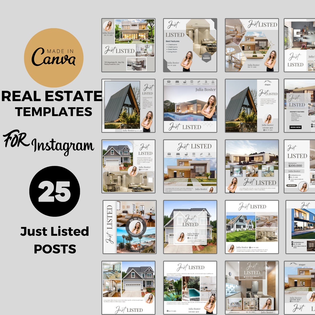 25 Just Listed Template | Just Listed Real Estate Post | Just Listed ...
