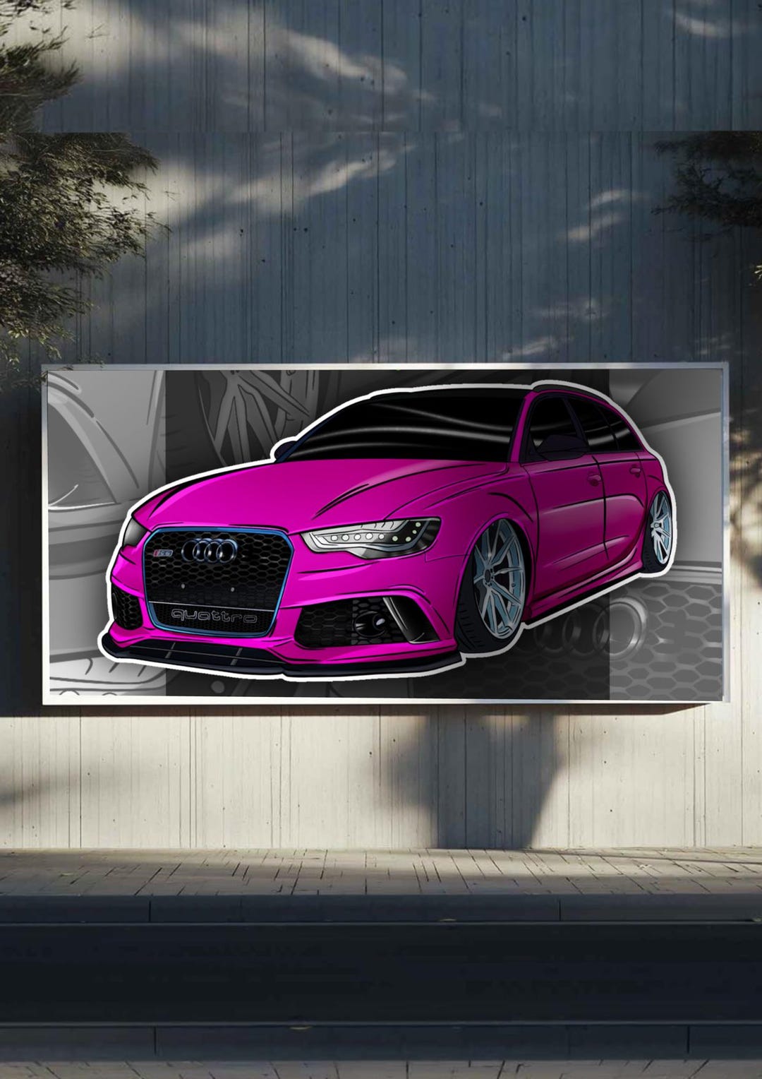 Custom Car Portrait - Personalized Digital Illustration (digital ...