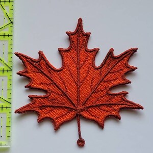FSL Leaves Machine Embroidery Design 4x4 Hoop Thanksgiving Autumn Fall ...