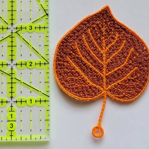 FSL Leaves Machine Embroidery Design 4x4 Hoop Thanksgiving Autumn Fall ...