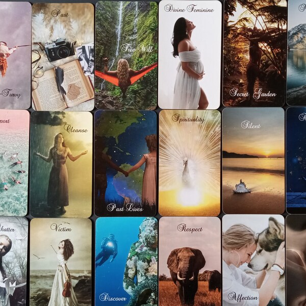 Divine Feminine Oracle Cards - Etsy