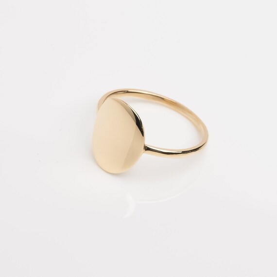 Initial Ring Custom Rings for Women Personalized Rings 14k | Etsy