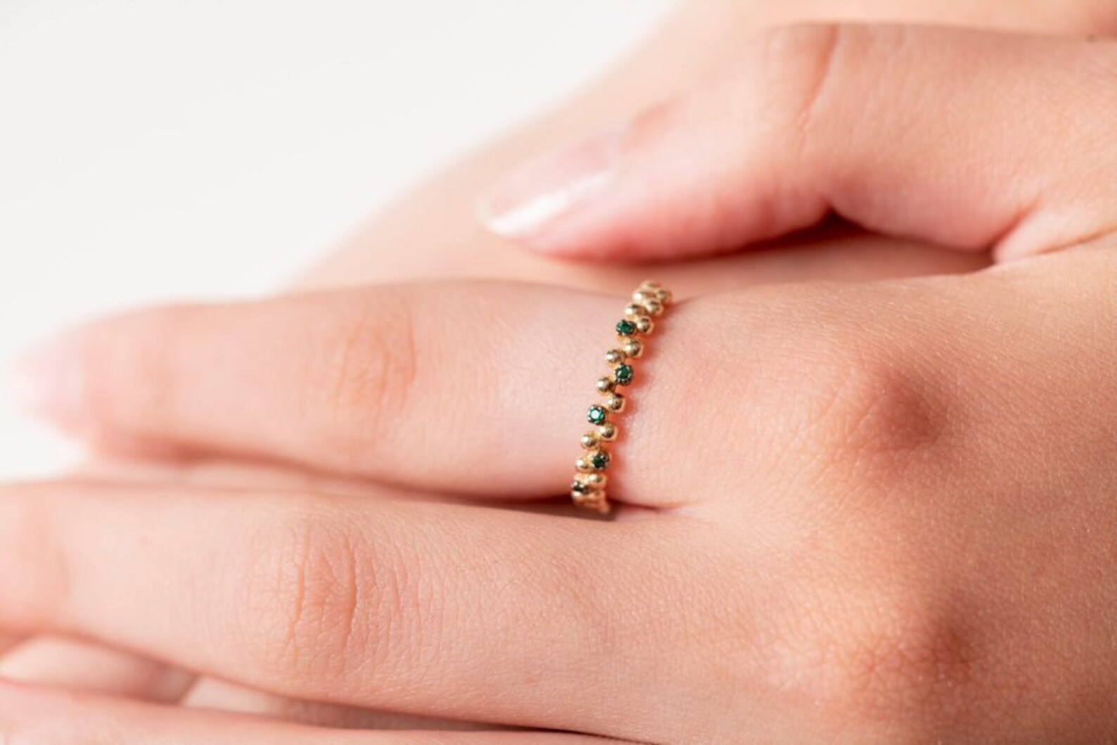 14k Solid Gold Bold Bead Ring Gold Bead Ring Ball Ring - Etsy