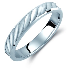 Gold Wedding Band, Wedding Bands Set, Matching Rings, Engrave Band Ring ...