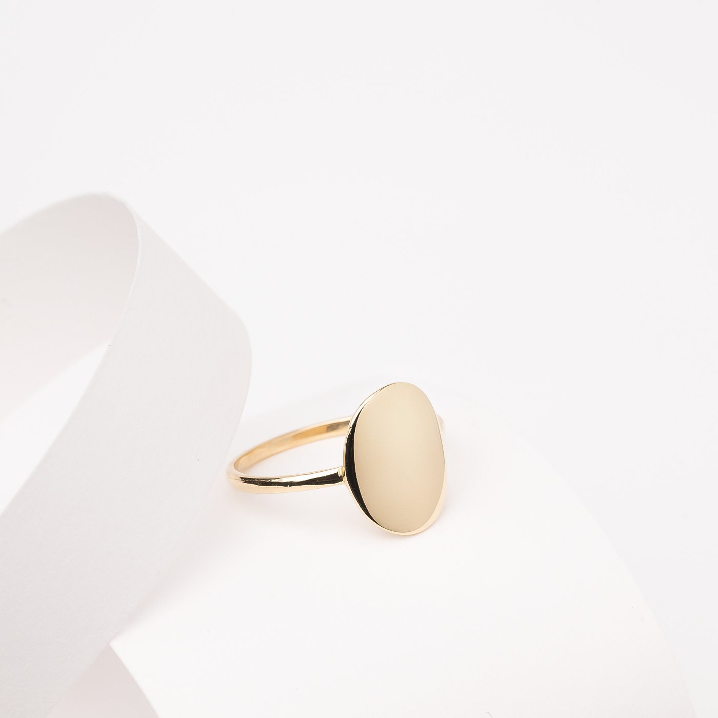 Initial Ring Custom Rings for Women Personalized Rings 14k | Etsy