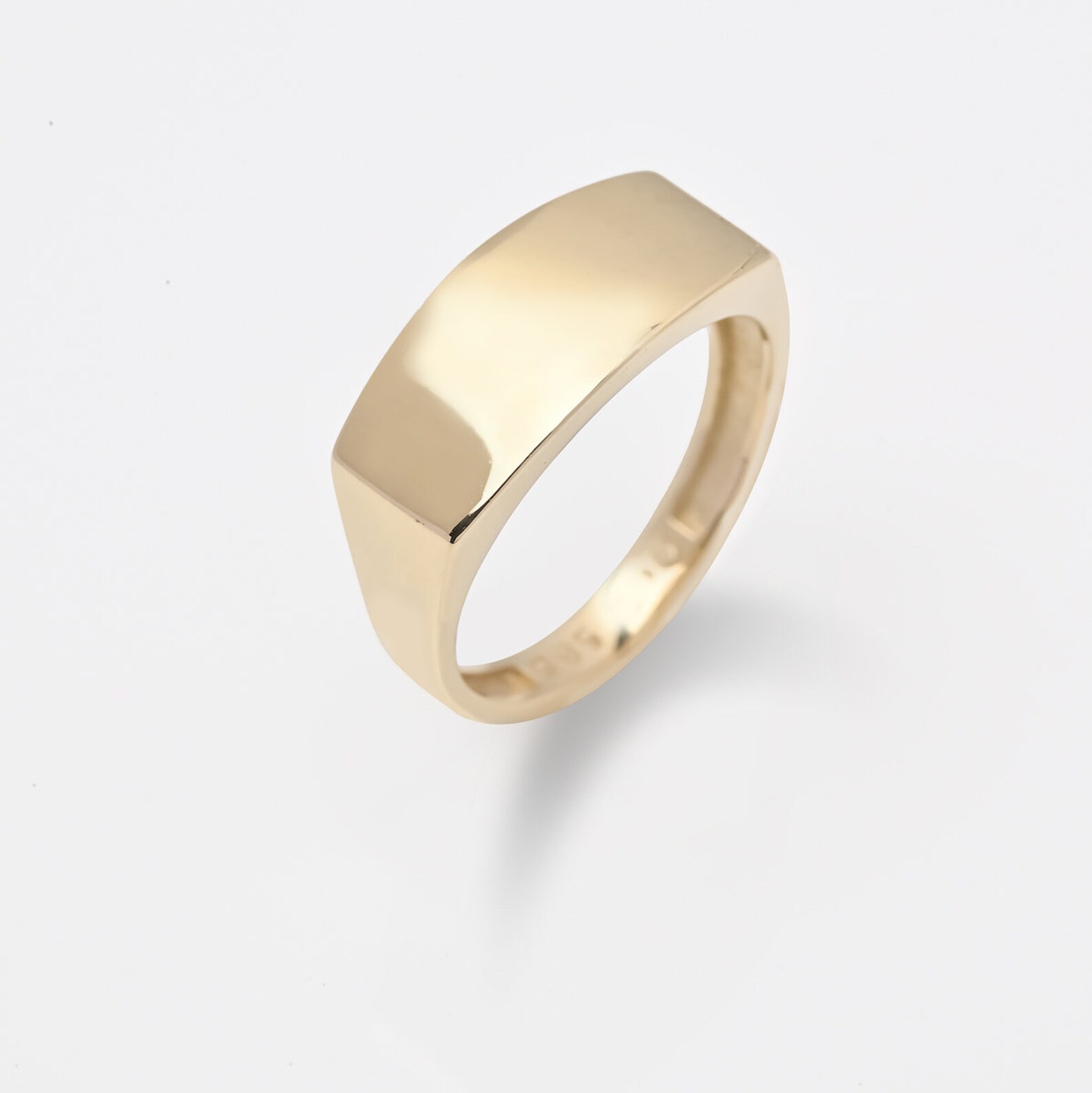 Custom Signet Ring Engraved Signet Ring Personalized Signet | Etsy