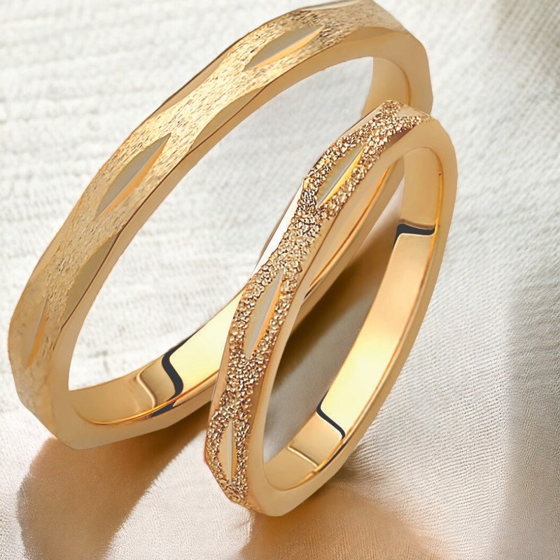 Gold Ring Set - Etsy