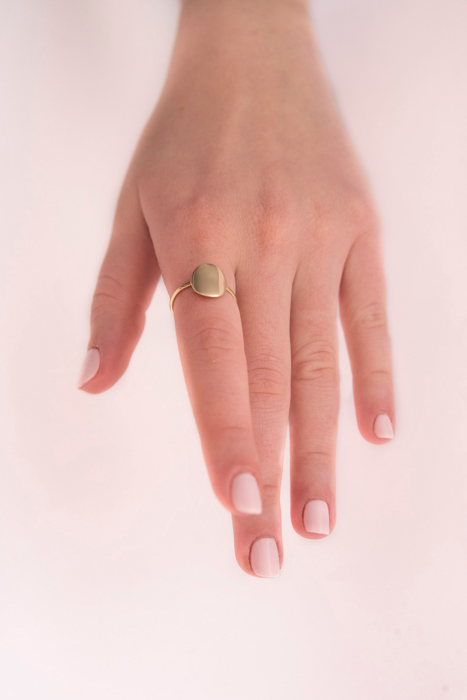 Initial Ring Custom Rings for Women Personalized Rings 14k | Etsy