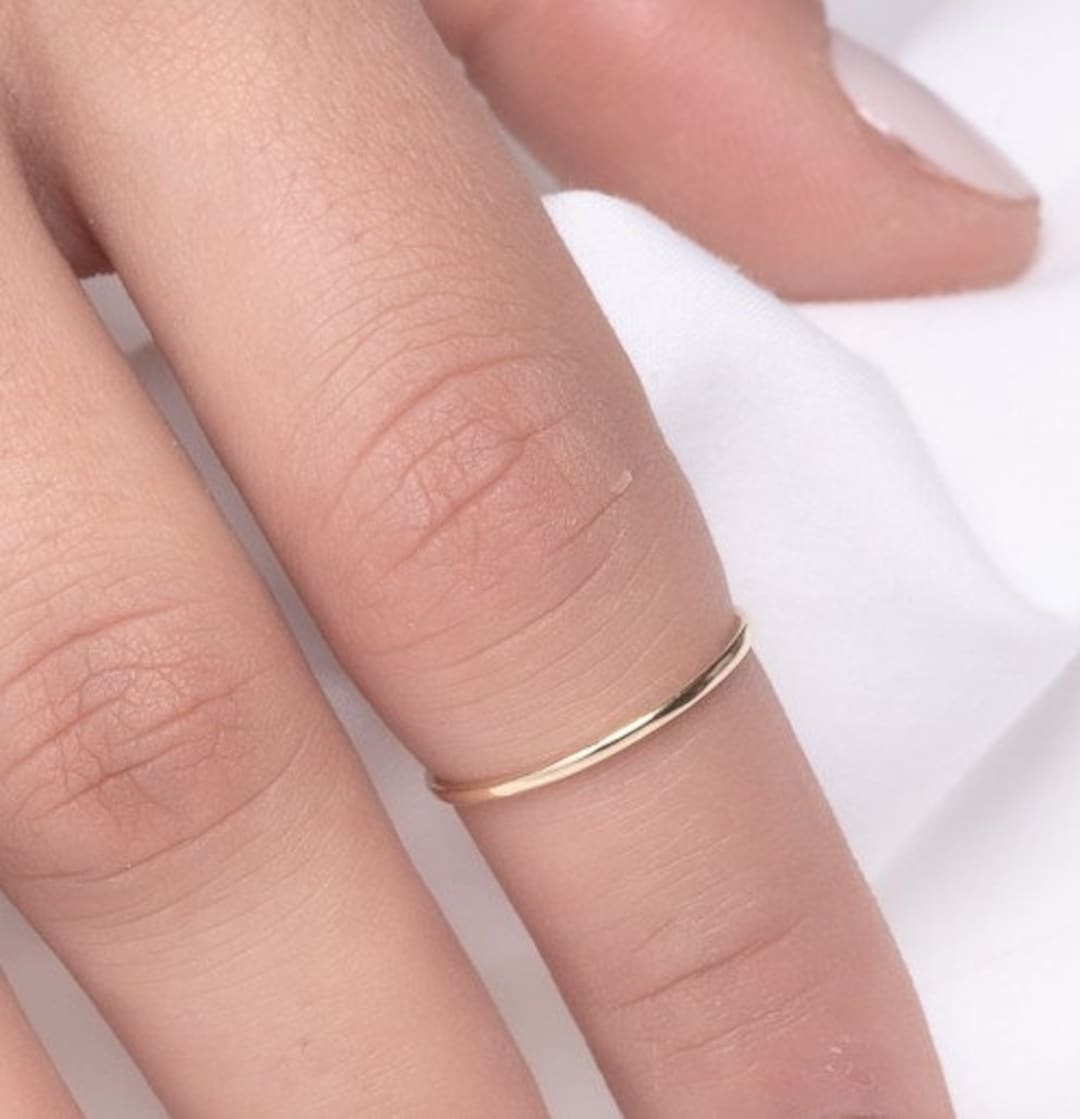 Classic Gold Band Thumb Ring Midi Ring Thumb Ring for - Etsy