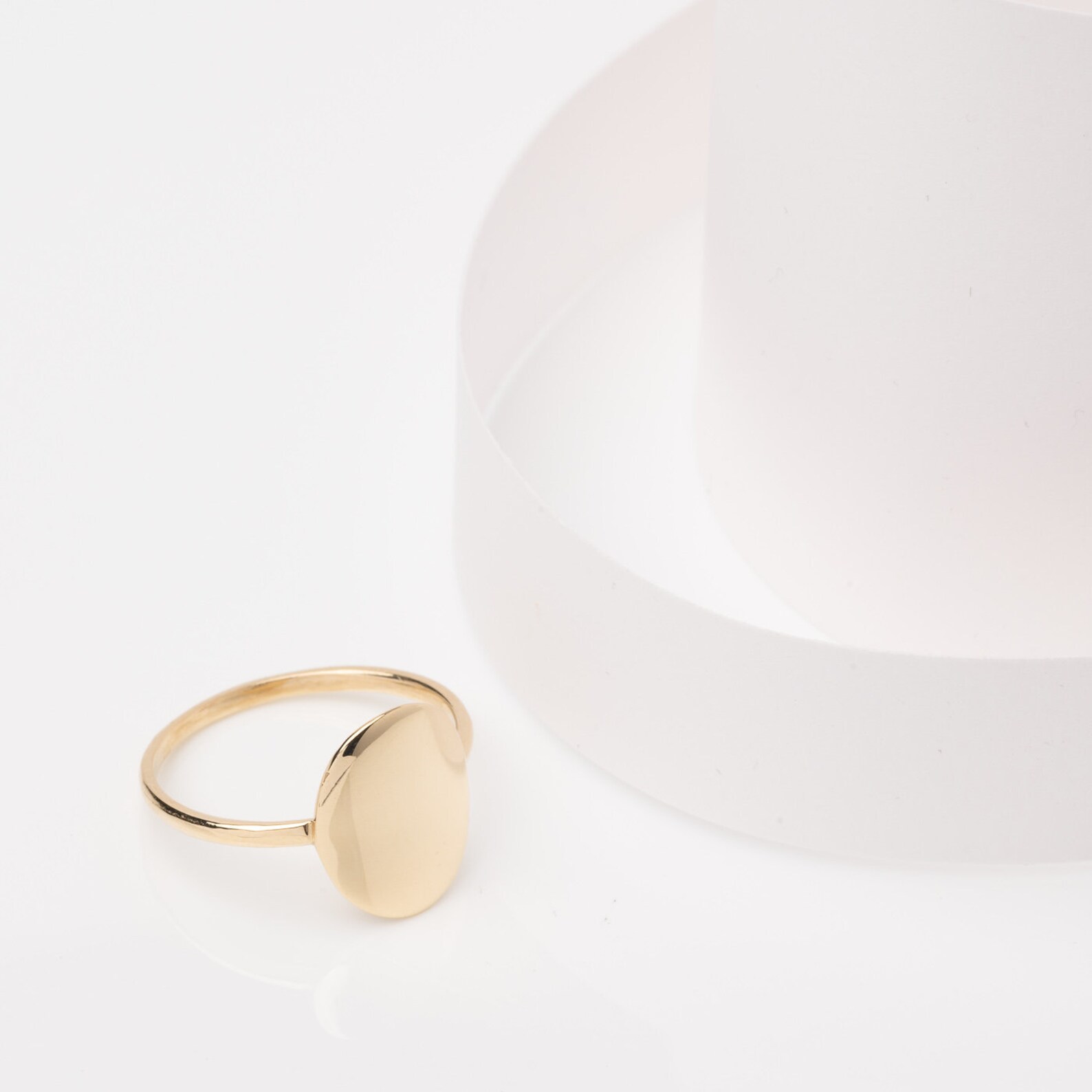 Initial Ring Custom Rings for Women Personalized Rings 14k | Etsy