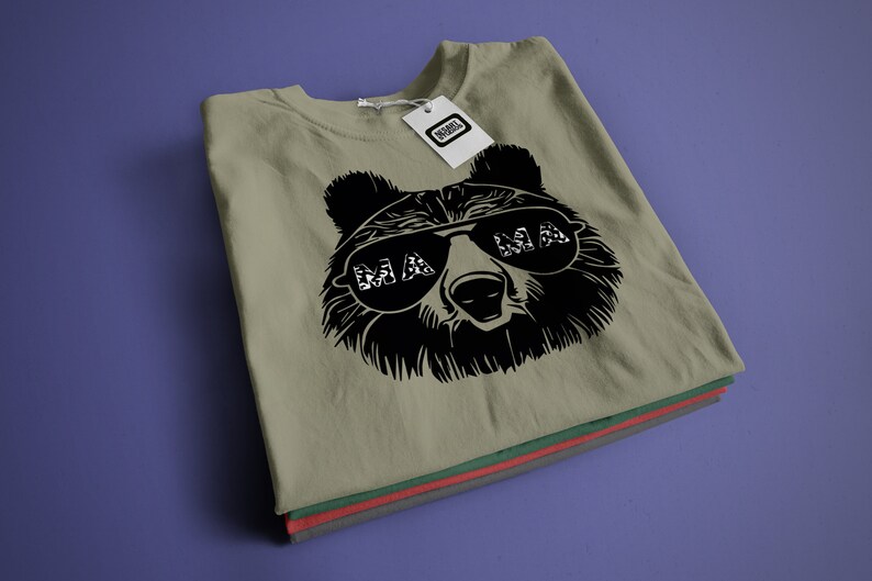 Bear Whit Glasses Silhouette SVG Cutting Files Clip Art - Etsy