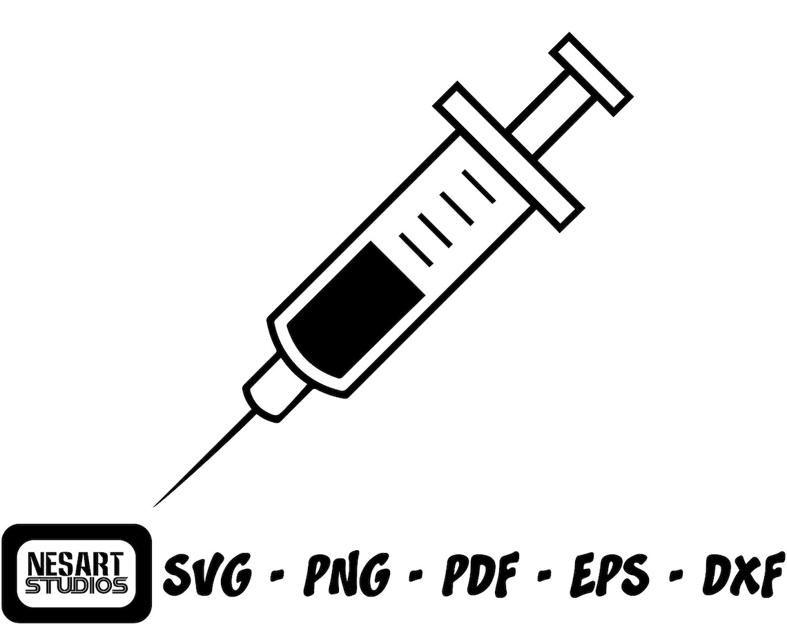 Syringe SVG | Medicine SVG | Injection SVG | Medical Graphics Logo Sign ...