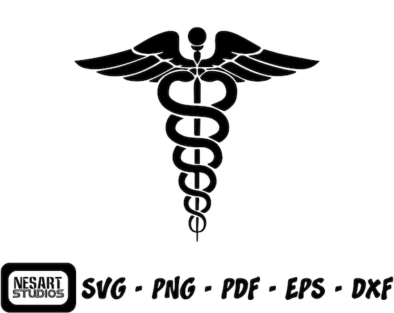 Medical Symbol SVG Caduceus Svg MD Svg Star of Life Svg | Etsy
