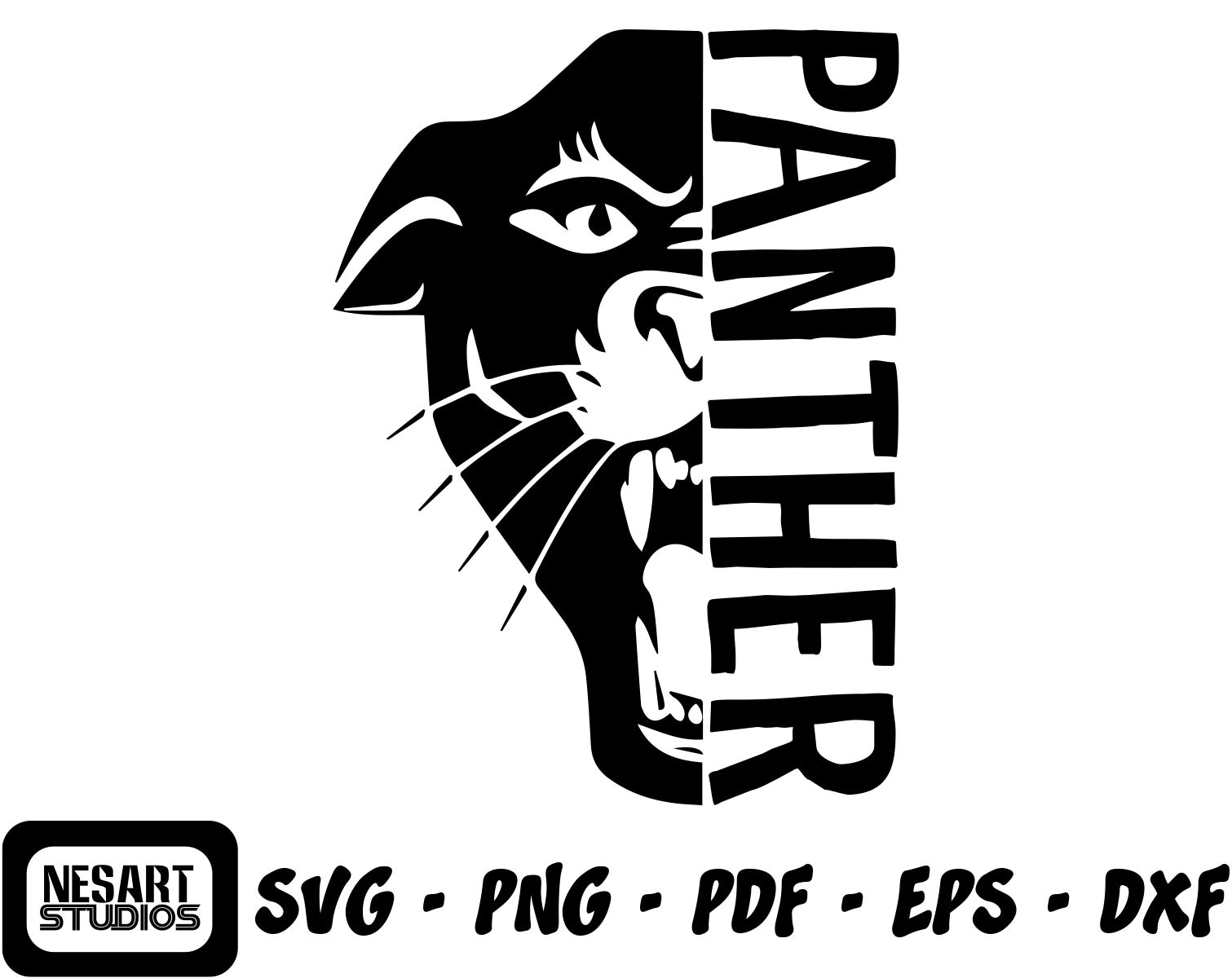 Panthers SVG Black Panther SVG Panthers Panther Silhouette - Etsy Australia