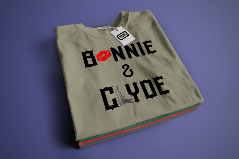 Bonnie and Clyde Svg Bonnie & Clyde Svg Couple Shirts Svg - Etsy India