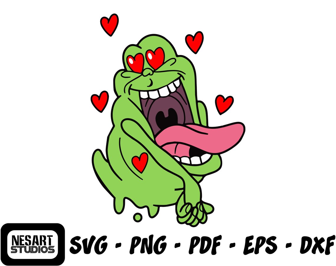 Slimer SVG, Vector Slimer Ghost Design SVG, Slimer Movie, Clip Art ...