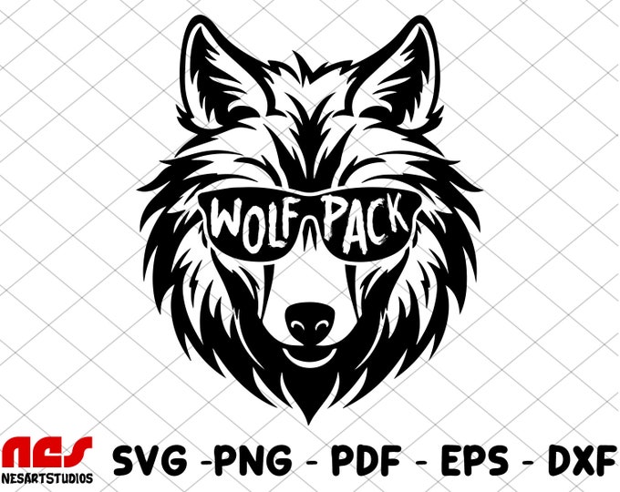 Wolf SVG, Wolf PNG, Wolf Head Svg, SVG Files for Cricut, Commercial Use ...