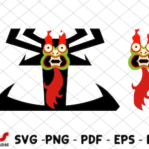Samurai Jack and Aku, Samurai Jack and Aku Svg, Aku Svg, Samurai Jack ...