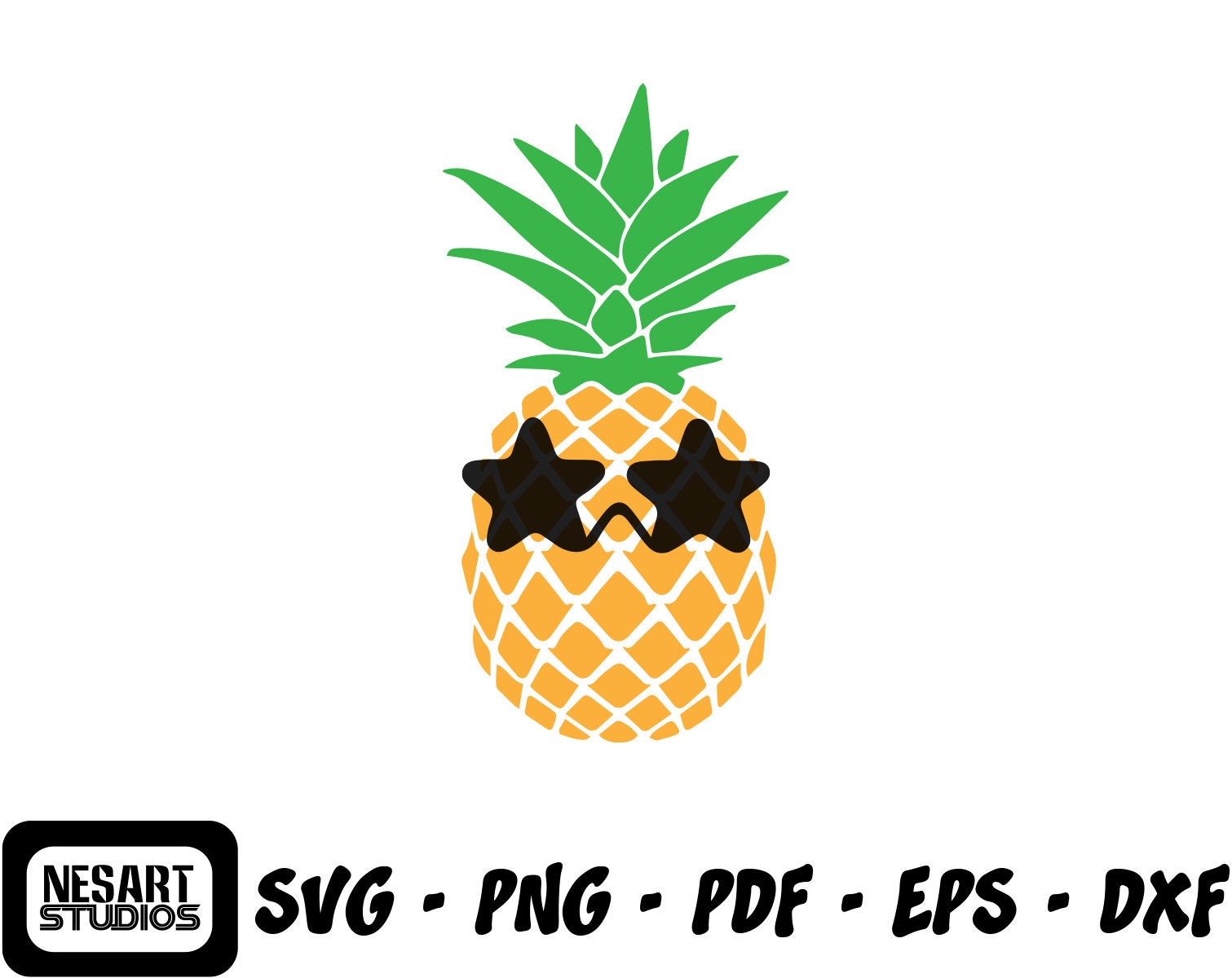 Pineapple SVG Pineapple Clipart Pineapple print SVG SVG | Etsy