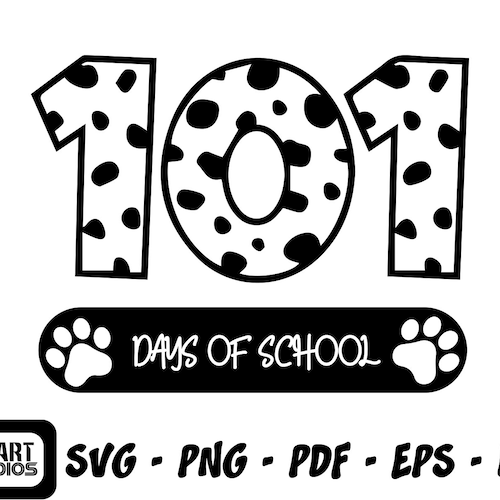 101 Days of School SVG 100th Day of School SVG Teacher Days - Etsy