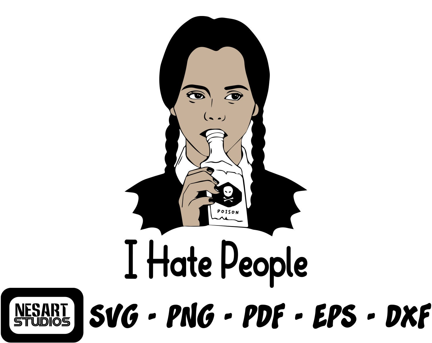 Wednesday Addams Svg Wednesday Svg Merlina Svg Cut File Etsy Finland