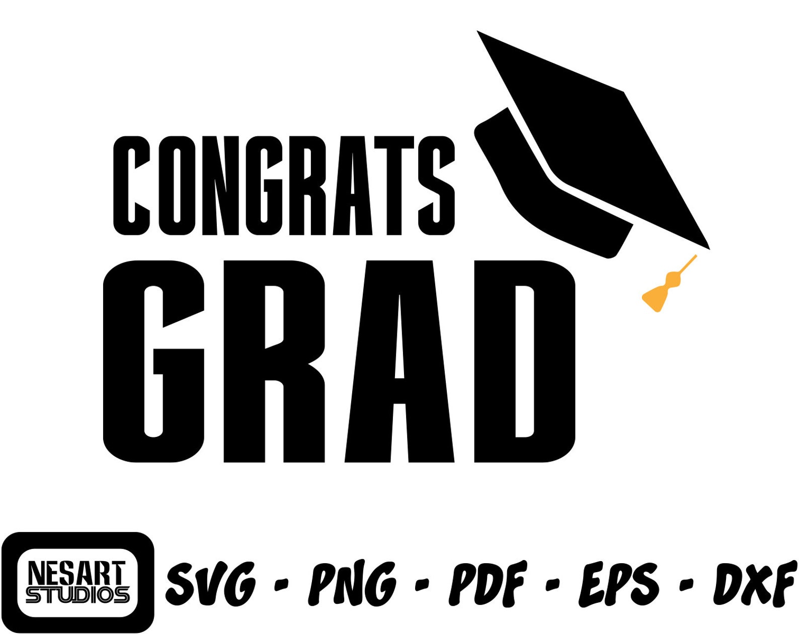 Congrats Grad SVG Graduation SVG High School Grad Svg Proud - Etsy