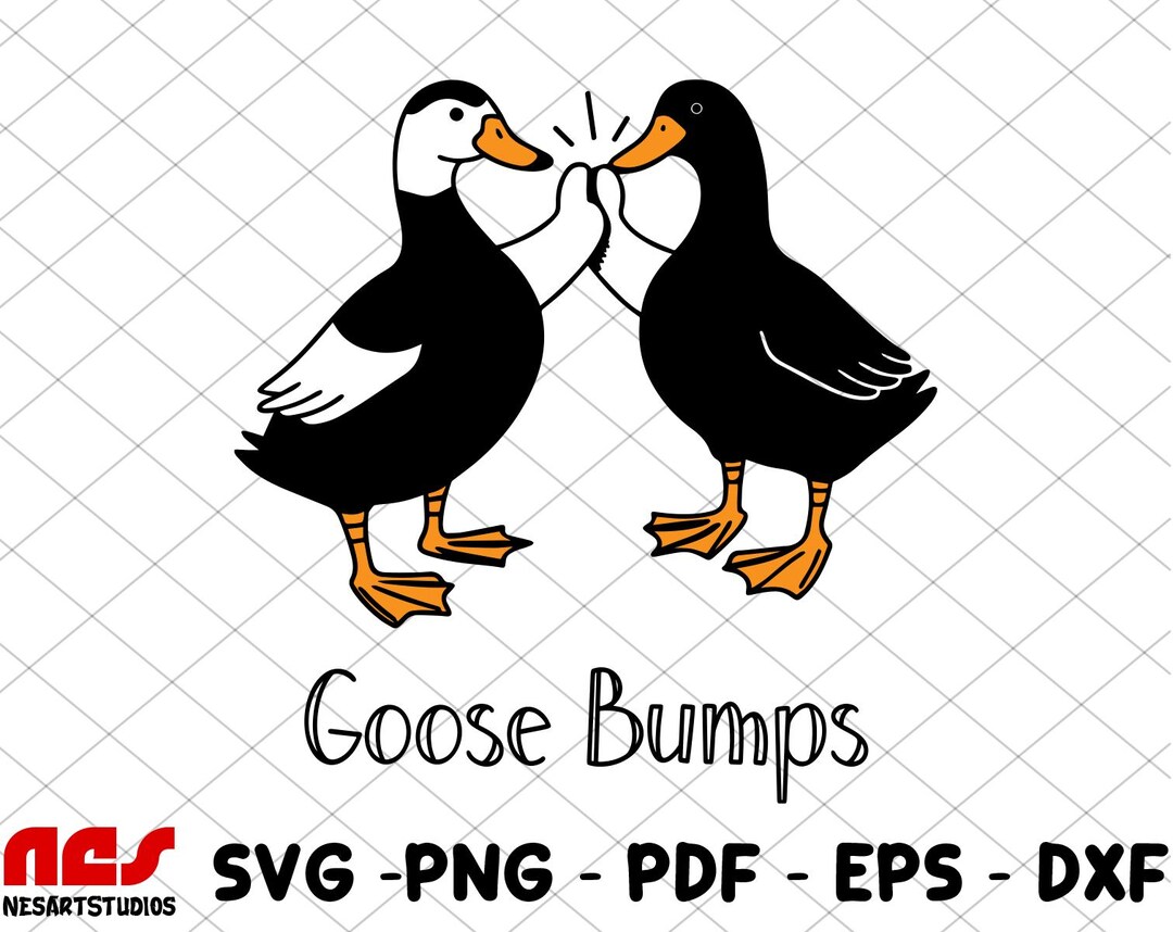 Goose Bumps SVG, PNG, Goosebumps SVG, Aesthetic Svg, Cute Svg, Goose ...