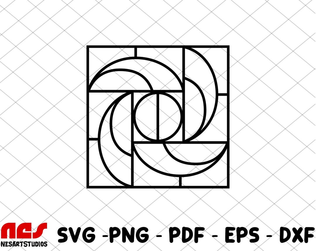 Geometric Shape SVG | Geometric SVG | Square SVG | Geometric Square Svg ...